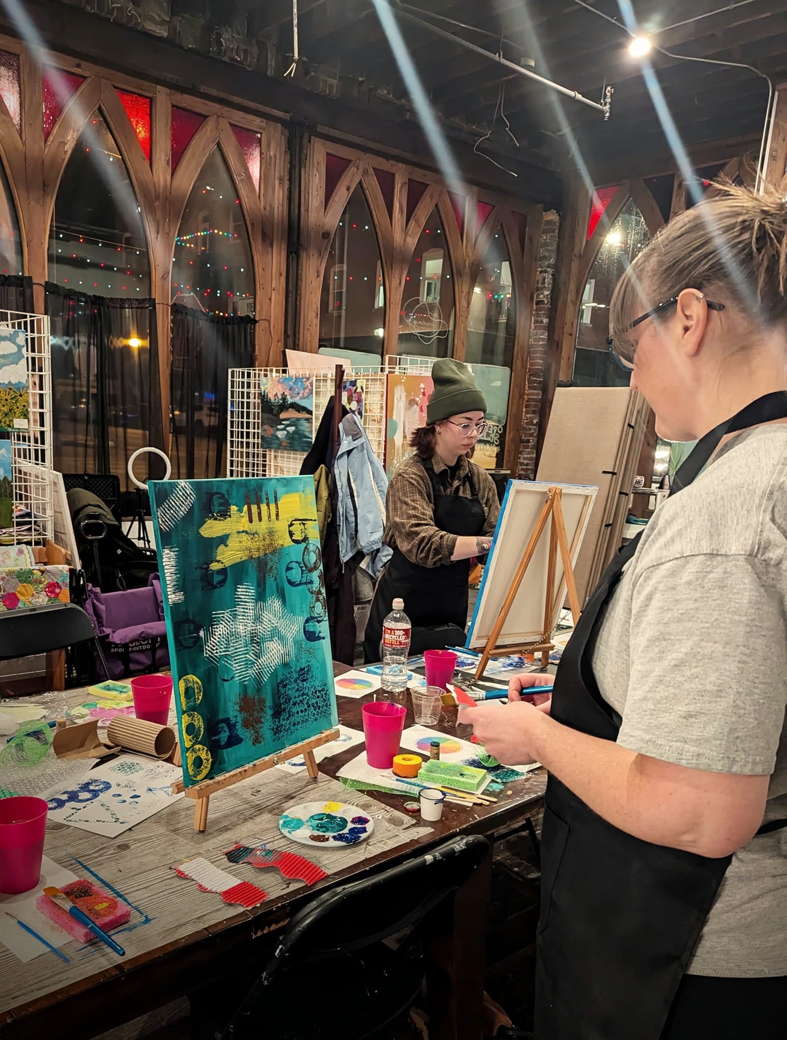 Painting with Objects – March Abstract Art Workshop | FORMED GALLERY